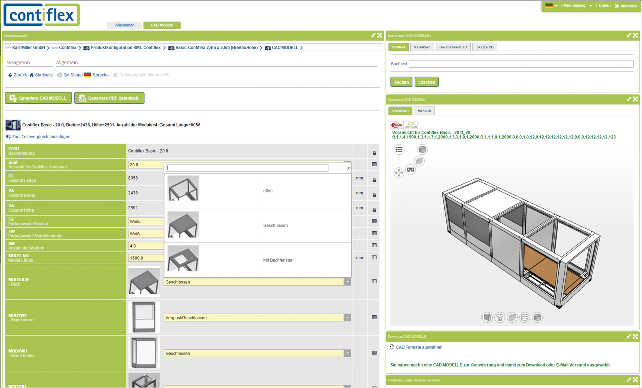Interactive product configurator