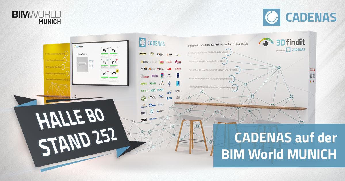 Besuchen Sie CADENAS auf der BIM World MUNICH 2023