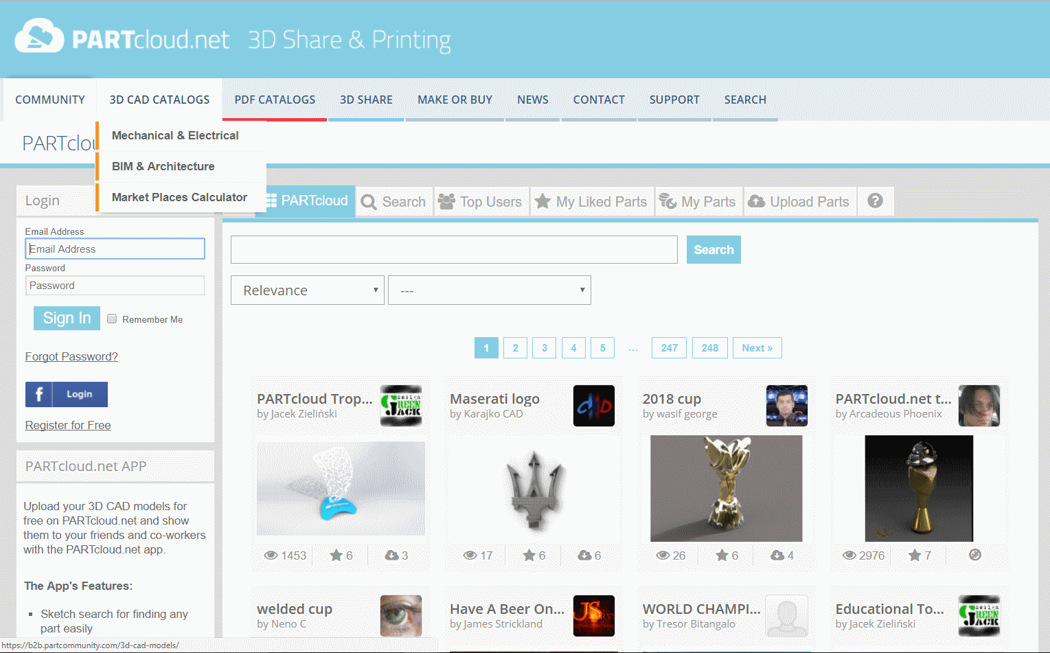 新年元旦来临之际，祝贺PARTcommunity成为中国CAD 模型下载专业网站中的翘楚 - 功能多样，使用方便，下载快捷