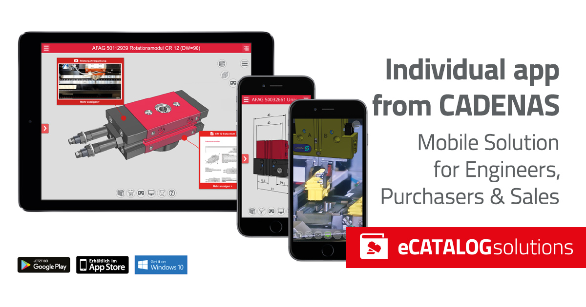 Mobile eCATALOG App Solution for Engineers, Purchasers & Sales